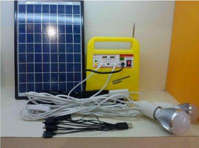 China 10W portable solar power system with  integrated radio/MP3 funnctions for sale