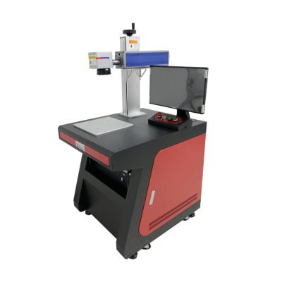 China Mopa Stainless Steel Color Metal Plate Deep Fiber Laser Marking Engraving Machine for sale