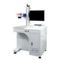 China Table Type Fiber Laser Marking Machine Laser Marker Engraver for sale