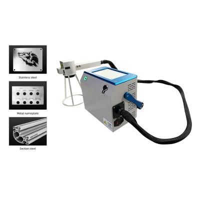 China Portable Laser Marking Machine 30w 20w Raycus Laser Marking Machine Granite Stone Laser Engraving Machine for sale