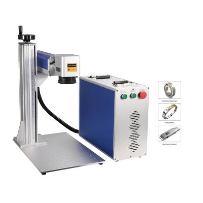 China Small Size Laser Marking Machine Metal Desktop Laser Engraver Stainless Steel Marking for sale