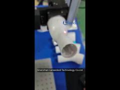 automatic visual positioning system ccd uv laser marking machine conveyor belt fast engraving