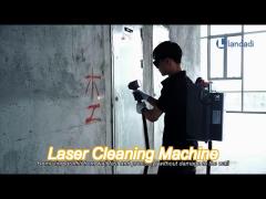 popular small backpack pulse laser cleaner with lithium battery