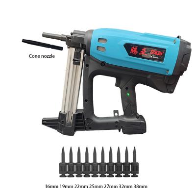 China Industrial GSN50 Gas Powered Pneumatically Electric Nail Gun for Windows and Door Box for sale