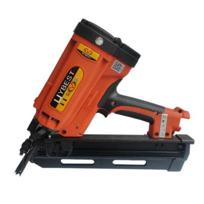 China Grote capaciteit Oranje gas aangedreven framing nagelpistool voor de bouw en decoratie Te koop