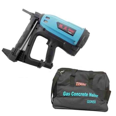 China GSN50 Gas Nailer Battery Nail Gun Forte capacidade para pesado e concreto Nailing à venda