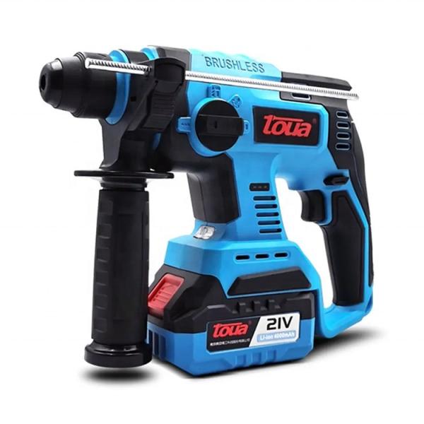 Industria delle costruzioni Foratura elettrica a martello rotativo da 21 V con batteria al litio da 4,0 Ah * 2pcs