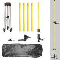 China Precision ±1mm/5m 3M Elevated Tripod for Rotary Laser Level Dumpy Level Cross Line Laser for sale