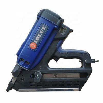 China Bateria de iões de lítio 7.4V 1.2Ah Cordless Framing Nailer 34 Graus Gas Nail Gun 50-90mm à venda