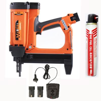 China 455*388*110mm Dimensão Elétrico Gas Nailer Cordless para concreto Min comprimento de prego 5/8in à venda