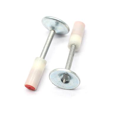 China 7.3 mm Diâmetro da cabeça Pregas de tecto integradas de aço e plástico para disparos de tecto à venda