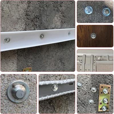 China 7.3mm Flat Head Round 27mm Mini Ceiling Clip for Noise Reduction Ceiling Gun Installation for sale