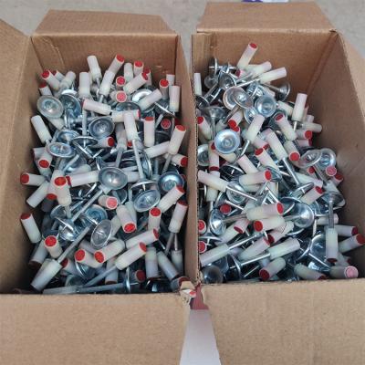China 7.3mm Flat Head Round 27mm Mini Ceiling Clip for Noise Reduction Ceiling Gun Installation for sale