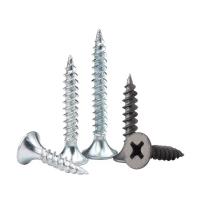 China Black Gray Phosphated Fine Thread Self Tapping Drywall Screw for Drywall Installation for sale