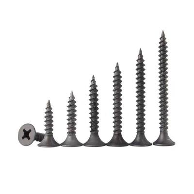 China Black Gray Phosphated Fine Thread Self Tapping Drywall Screw for Drywall Installation for sale