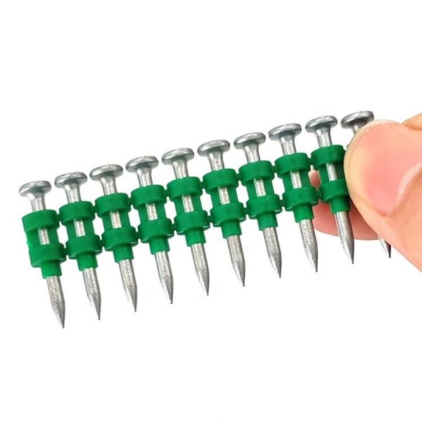 Quality ISO Standard Collated Plastic Strip Nail Drive Pin for Smooth Shank Gas Concrete for sale