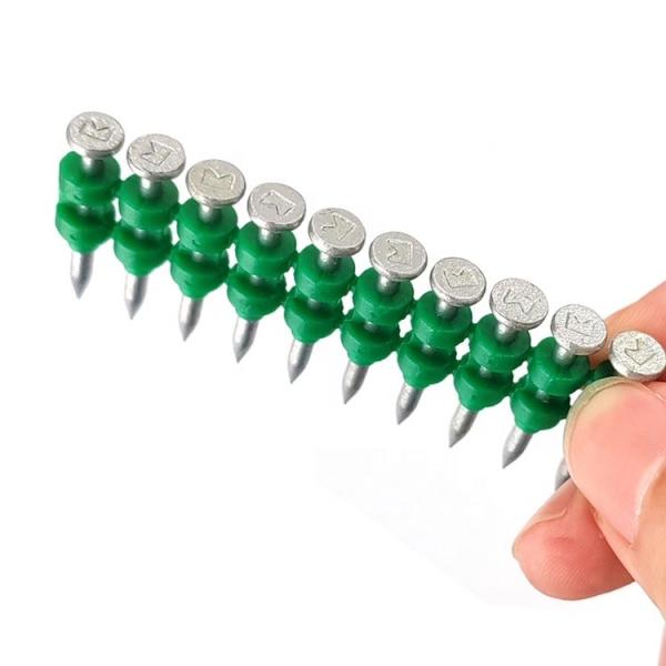 Quality ISO Standard Collated Plastic Strip Nail Drive Pin for Smooth Shank Gas Concrete for sale