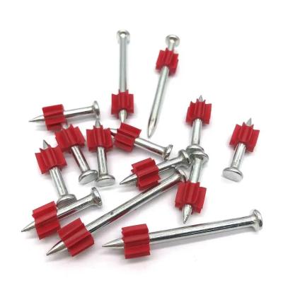 Cina Concrete Power Nail Gun NS301T con chiodi da fuoco a flauto rosso e diaframma di scossa. in vendita