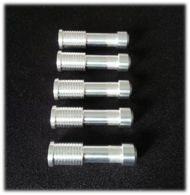 China Aluminiumcnc Precisie Gedraaid Delen Dubbel GLB UNC8-32 Binnenschroefdraad 25mm Te koop