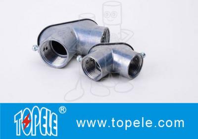 China UL514B EMT Conduit And Fittings Zinc Die Cast Set-screw EMT Pull Elbows With Gasket for sale