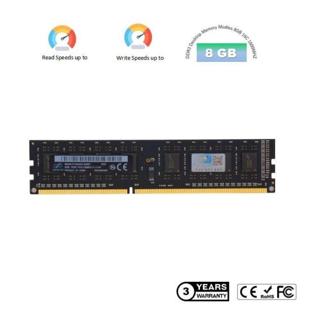 Desktop Memory Module DDR3 1600MHz 2GB 4GB 8GB 16c DDR RAM Memory RAM