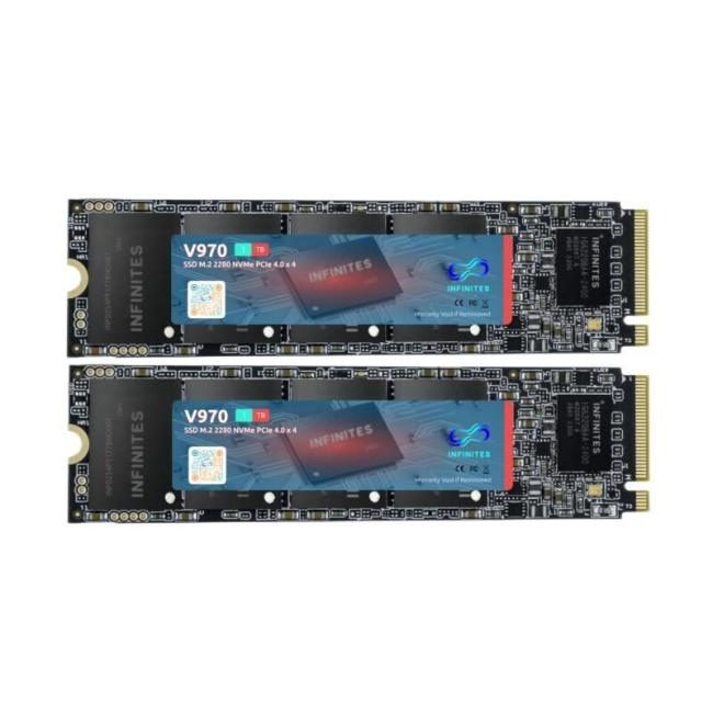 4 Tb High-Capacity Nvme 2280 Solid State Drive (SSD) M. 2 SATA Pcle4.0 X 4 Speeds R/W 7455MB/S ~ 6847MB/S