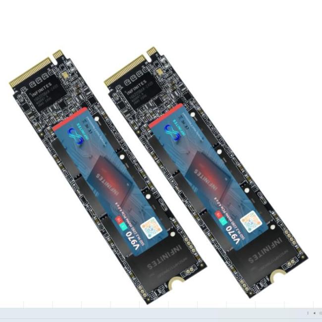 4 Tb High-Capacity Nvme 2280 Solid State Drive (SSD) M. 2 SATA Pcle4.0 X 4 Speeds R/W 7455MB/S ~ 6847MB/S