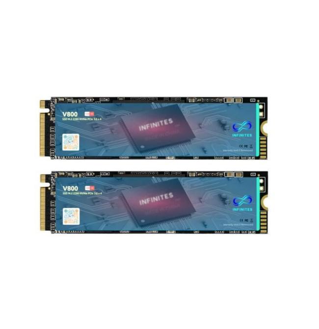 128GB High-Capacity Nvme 2280 Solid State Drive (SSD) M. 2 SATA Pcle3.0 X 4 Speeds R/W 7455MB/S ~ 6847MB/S