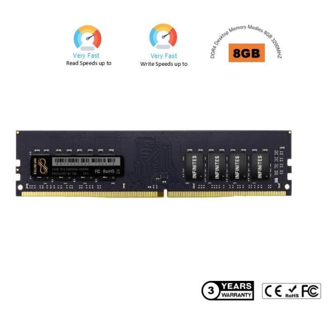 Orginal Industrial Memory RAM DDR4 8GB 16GB 32GB 3200MHz Computer Memoria for Desktop DDR4 3200MHz 8GB
