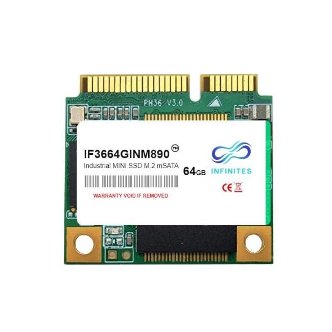 Industrial M. 2 Pcie SSD, N-26m2 (2242) , 256 GB, 3D Pslc Flash, -40° C to +85° C Nand Flash Memory