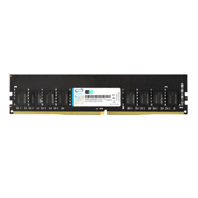DDR5 288pin 16GB 5600MHz Udimm PC-44800 1.1V Non Ecc Gen 5 Memory Consumer Garde Memory Module Speed Booster Overclocking Memory Speed up to 5000MHz