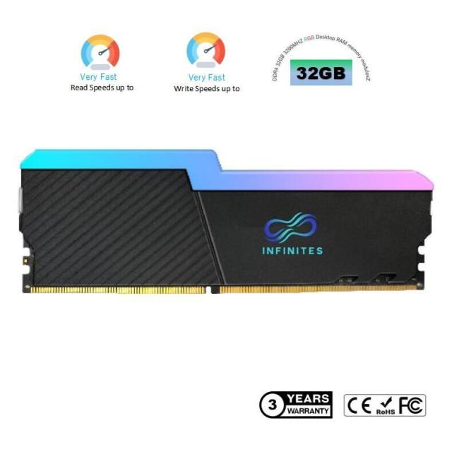 Factory Original RAM Memory Card DDR4 RGB Desktop 3200MHz 8GB*1 16GB*2 16GB*1