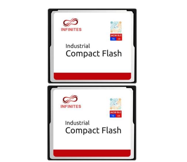 Compactflash Memory Card (CF) PATA Interface Enable Smart Automation with Aiot Flash Type SLC 64GB Industrial Grade CF -40° C~+85° C
