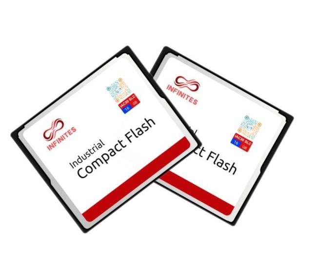Compactflash Memory Card (CF) PATA Interface Enable Smart Automation with Aiot Flash Type SLC 64GB Industrial Grade CF -40° C~+85° C