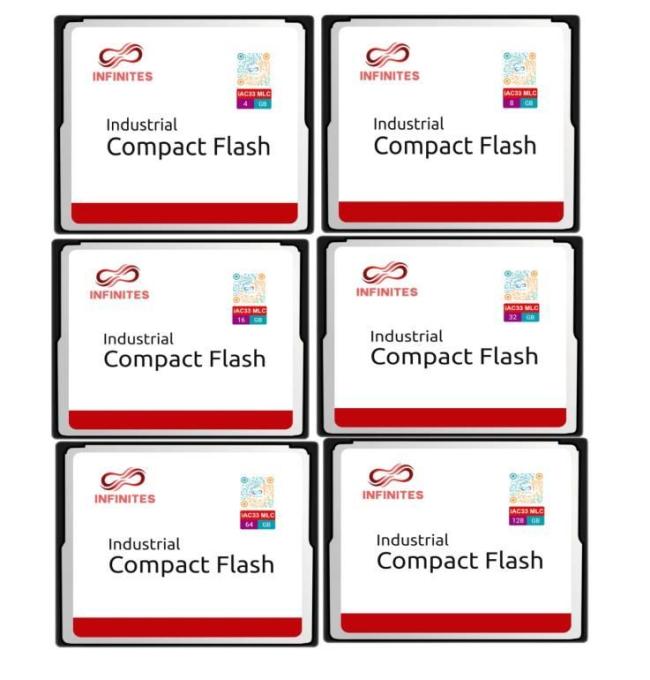Compactflash Memory Card (CF) PATA Interface Card Complies with Compact Flash Specification 4GB MLC Industrial Grade CF Card -40&deg; C ~ +85&deg; C