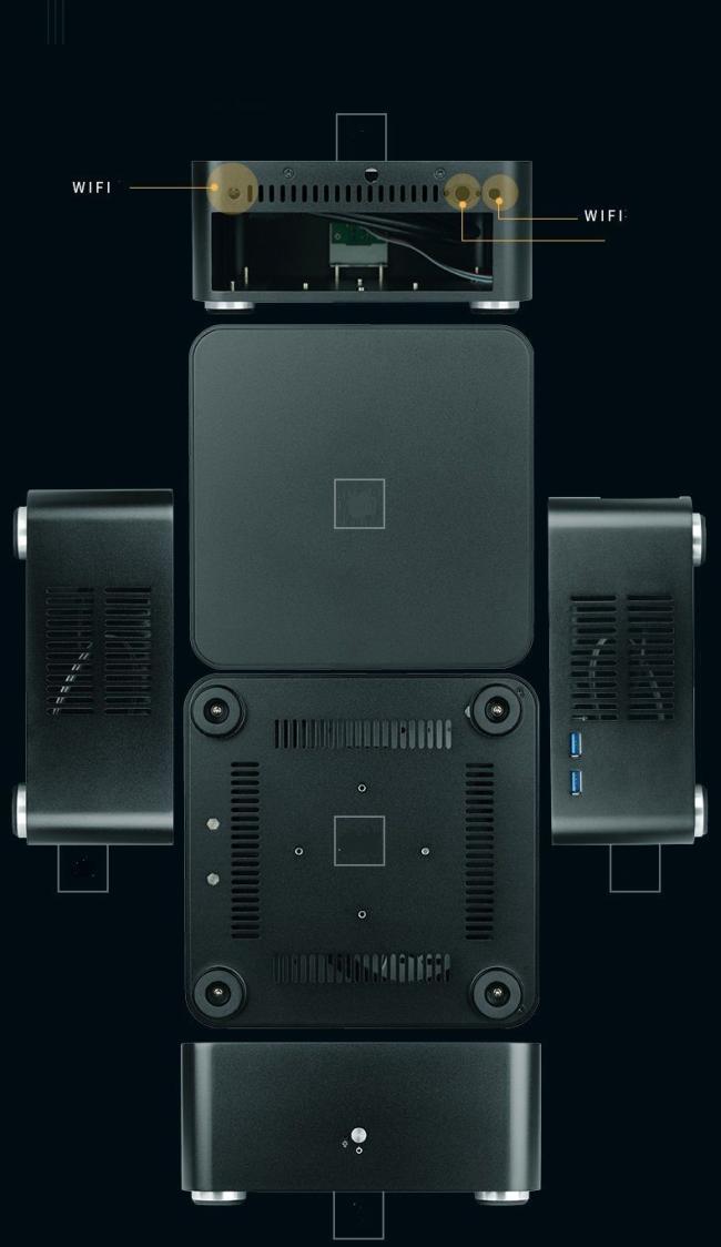 Desktop PC Gaming Cabinet Vertical Portable Mini Computer Case Mini Matx Itx Case Gaming PC Case Computer Cases &amp; Towers Intel Gen Micro ATX Itx Case Computer