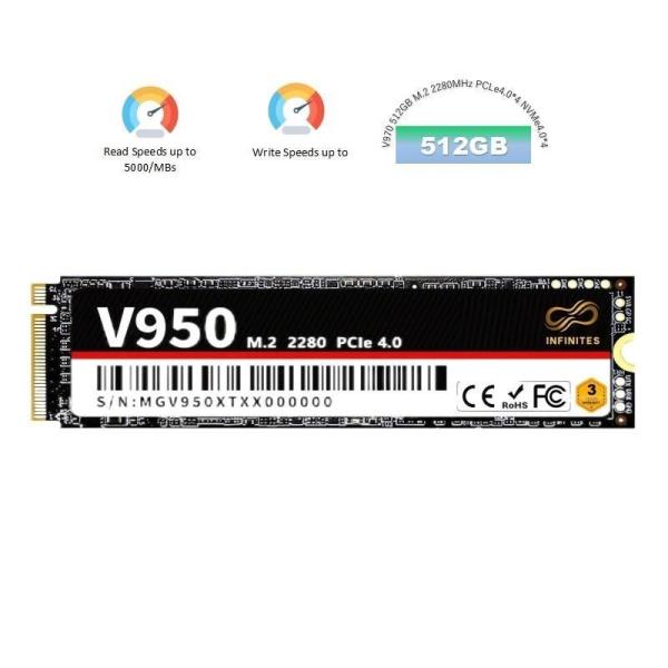 Quality 1GB M.2 2280MHz Pcle4.0*4 Nvme Internal SSD Drives 5000MB/S ODM for sale