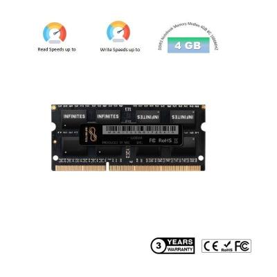 China 8GB DDR3 1600MHz Laptop RAM DDR3 AMD 8GB Cartão de memória de computador Certificado CE à venda
