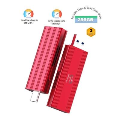 Cina Disco di stato solido portatile OEM USB C Ssd Disco rigido esterno 128GB USB 3.2 Stick in vendita