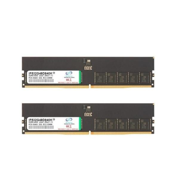 DDR5 RAM Μνήμη διακομιστή 32GB 4800MHz 2g*8 2r*8 1.1V PC5-38400 ECC-DIMM Kits