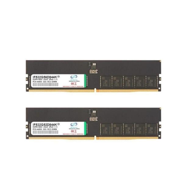 DDR5 RAM Μνήμη διακομιστή 32GB 4800MHz 2g*8 2r*8 1.1V PC5-38400 ECC-DIMM Kits