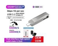 China Customizable Usb C Memory Stick 1tb SATA And Nvme Interface Flash Memory Devices for sale