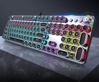 China Ergonomic Mechanical PC Keyboard RGB Computer Keyboard Cool High Durability for sale