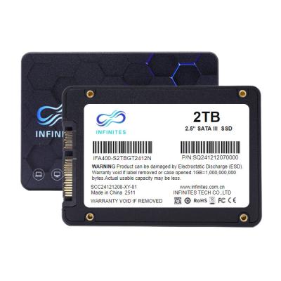 Cina SATA III 2TB 2,5 pollici interno SSD Laptop Solid State Drive Grande capacità in vendita