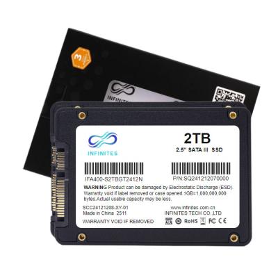 Cina SATA III 2TB 2,5 pollici interno SSD Laptop Solid State Drive Grande capacità in vendita