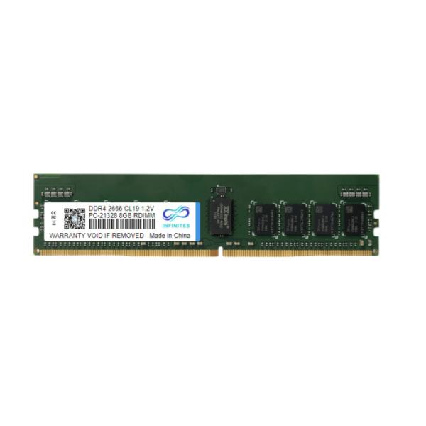 Μνήμη διακομιστή INFINITES DDR4 2666MHz R-DIMM 8GB Αρχικά τσιπ Kingtiger Ημιαγωγός εξοπλισμός Σταθερή απόδοση για υψηλή ταχύτητα μεταφοράς δεδομένων
