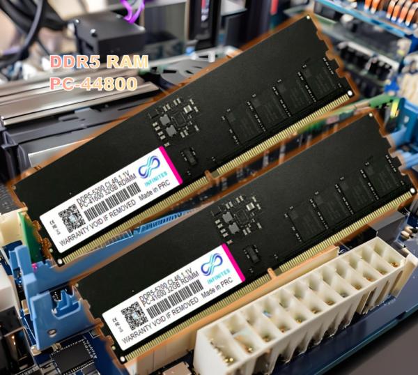 DDR5 RAM Kit (16GB x 2) 5200MHz,DRAM 288-pin U-DIMM PC RAM, XMP 2.0 Μνήμη υψηλής απόδοσης,CL18-22-22-42,1.1V
