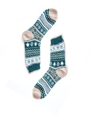 China High quality wholesale norwegian style christmas socks for women for sale
