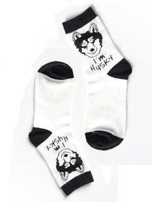 China Hot selling cartoon design mid calf cotton socks for women for sale