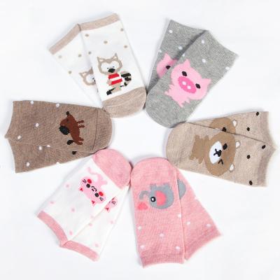 China Breathable custom cute cartoon non slip grips tube cotton socks for baby girl for sale